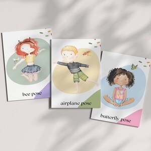 Kids Yoga Cards • Yoga Flashcards • Calm Down Activity • Yoga for Kids ...