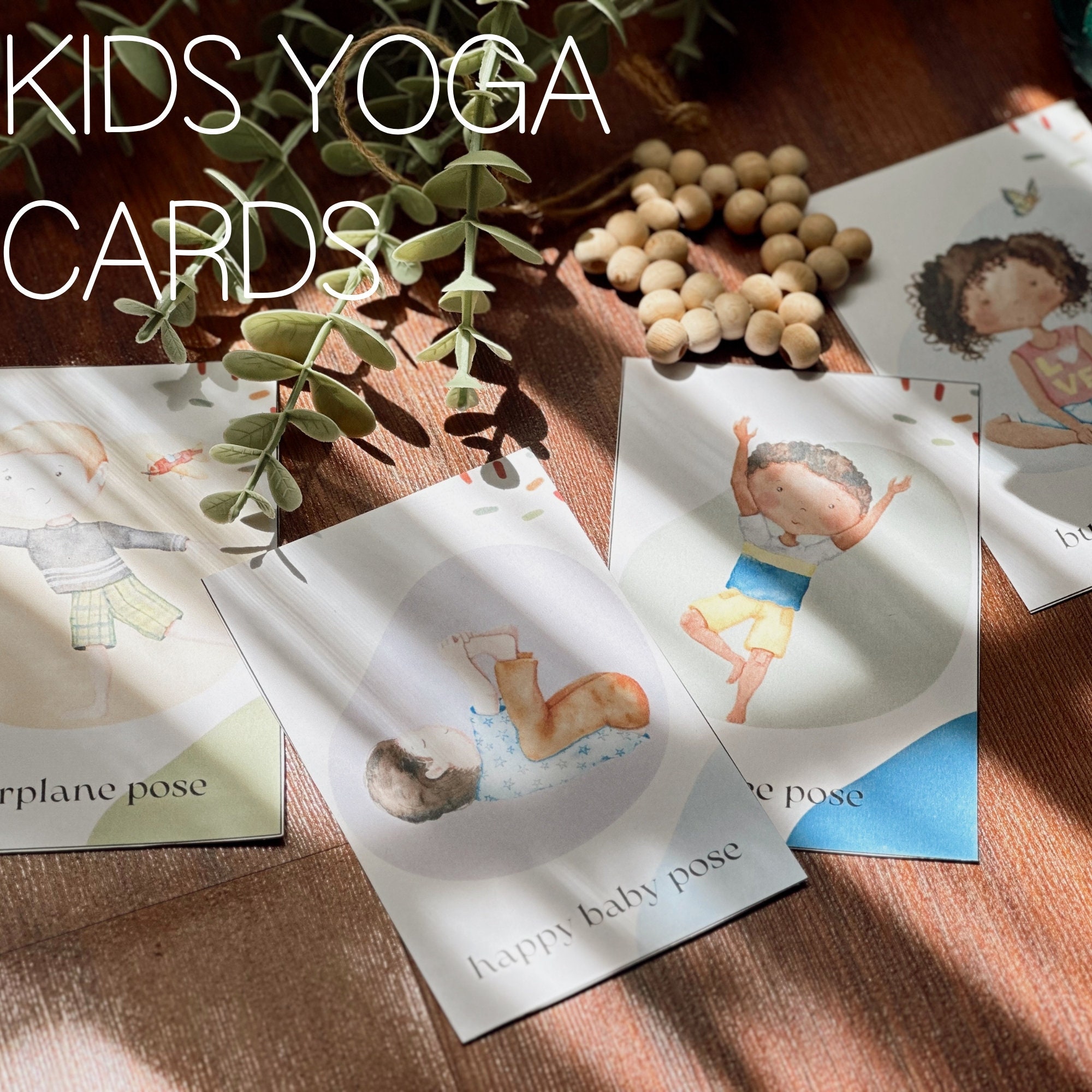 Kids Yoga Cards • Yoga Flashcards • Calm Down Activity • Yoga for Kids ...