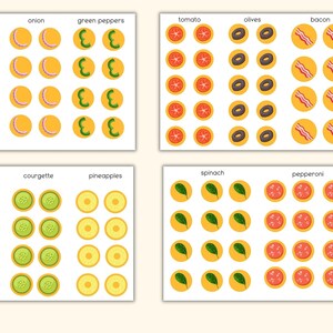 Build A Pizza • Pizza Counting Worksheet • Build A Pizza Playset ...