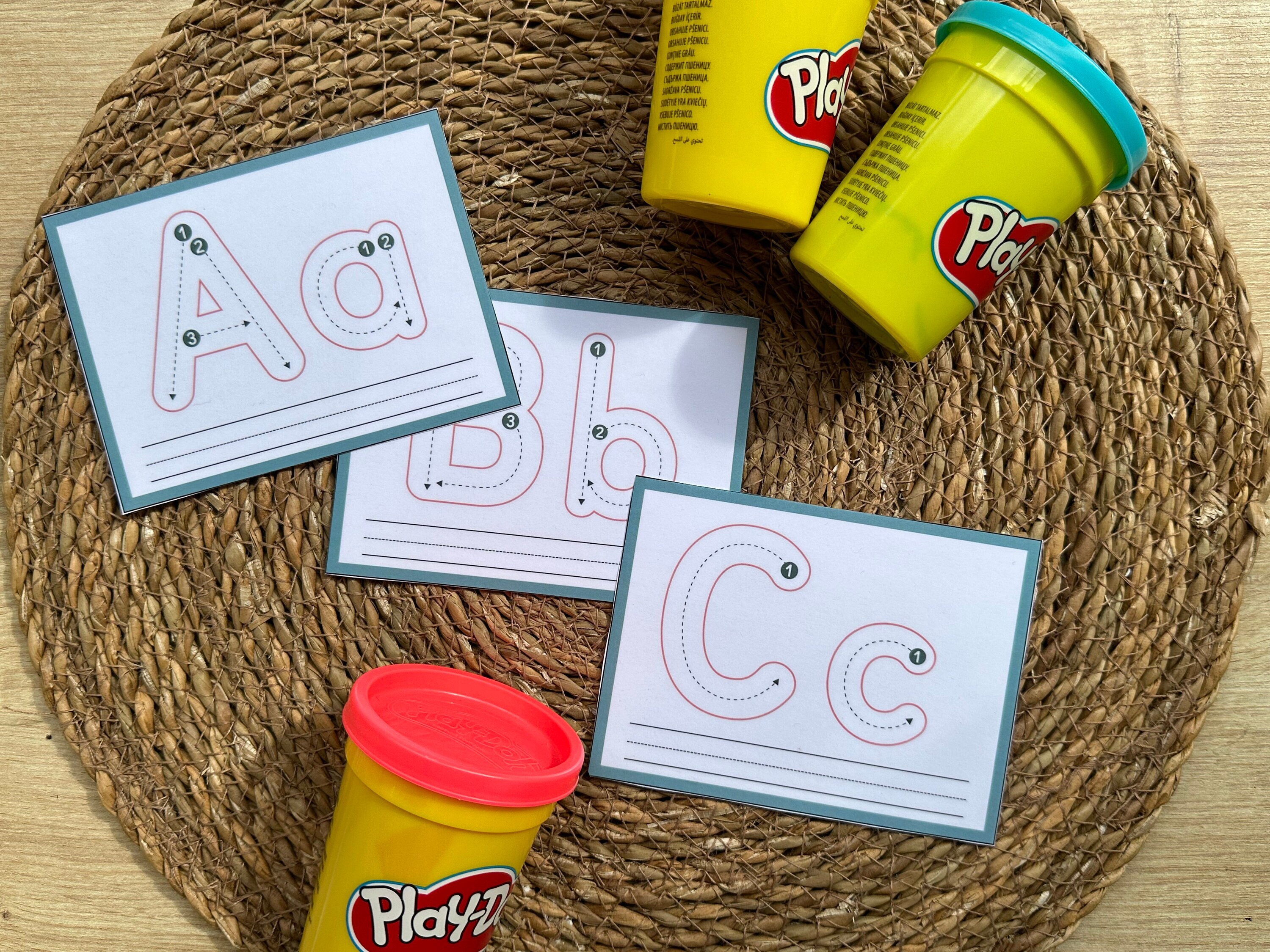 Preschool Printables Alphabet Play Doh Mats Preschool Printable Writing ...