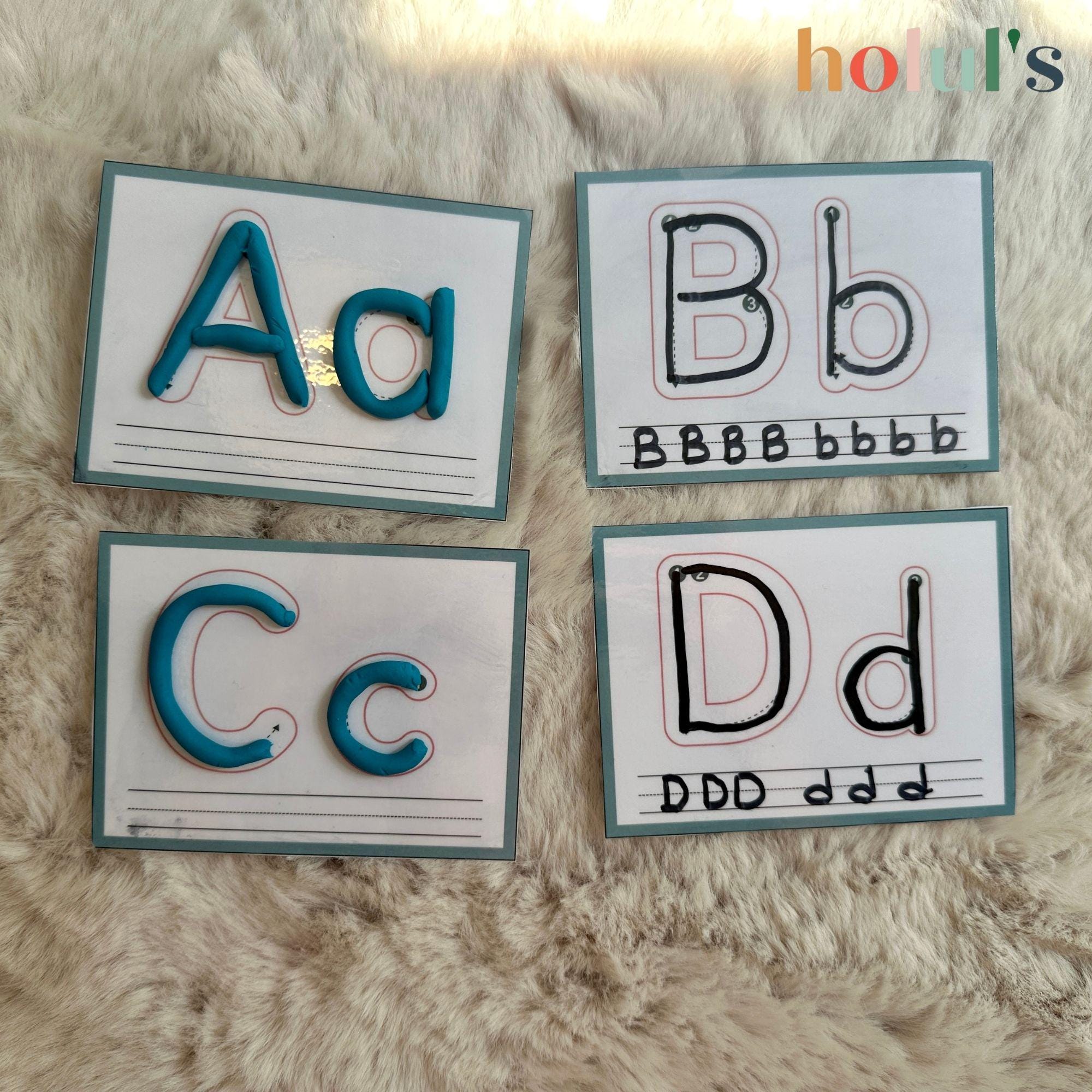 Preschool Printables Alphabet Play Doh Mats • Preschool Printable ...