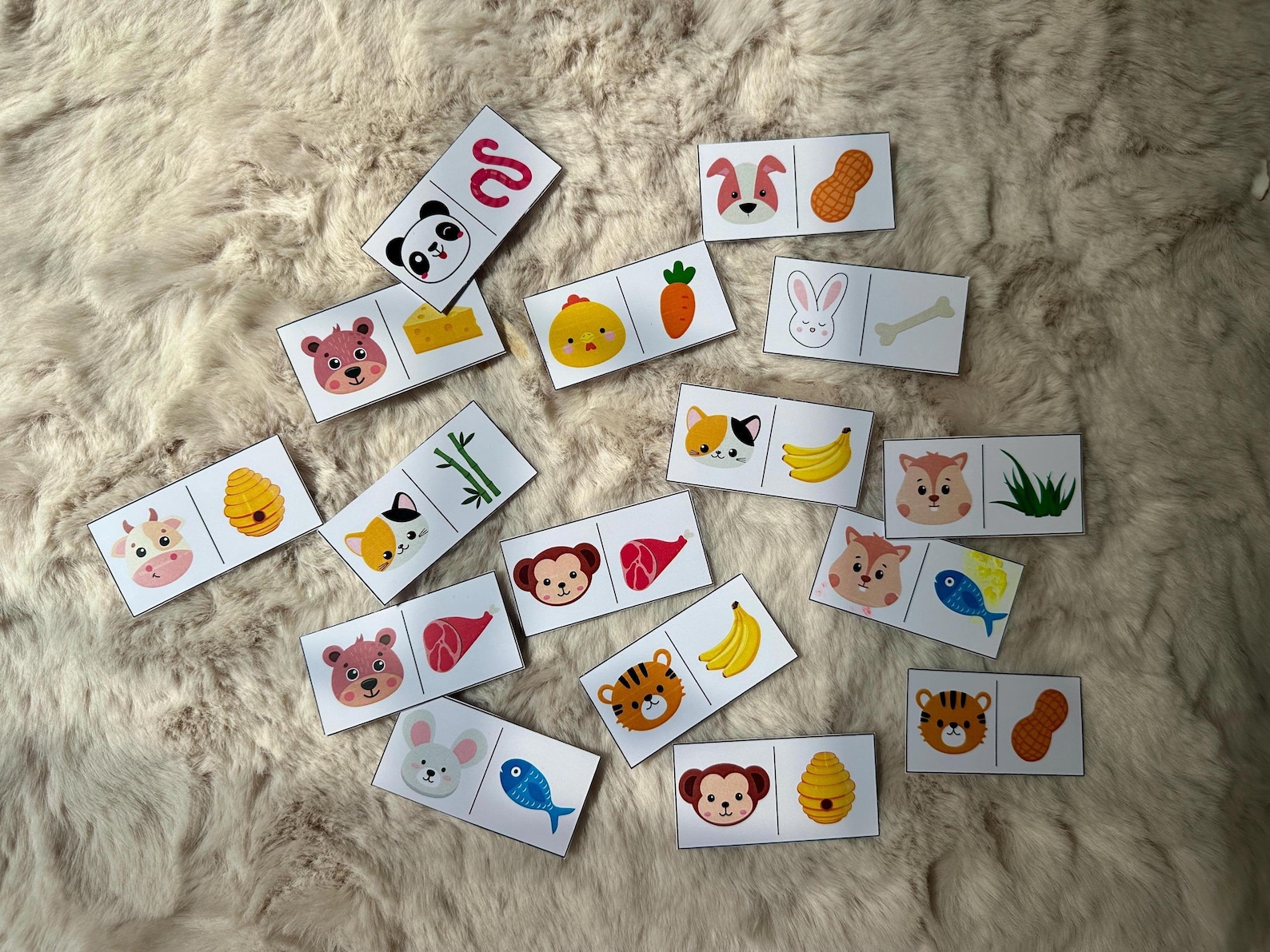 Animal Food Dominoes • Printable Kids Activities • Planning Organizing ...