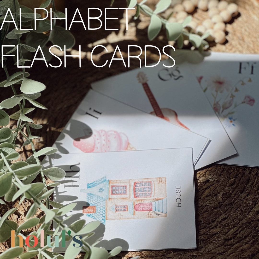 Alphabet Flash Cards • ABC Flashcards • Printable Alphabet Flash Cards ...