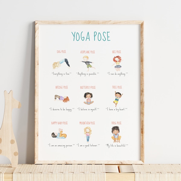 Yoga Poster - Etsy