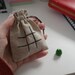 Portable Tic-tac-toe Bag Game Kid Friendly Game Pouch With Handcrafted ...