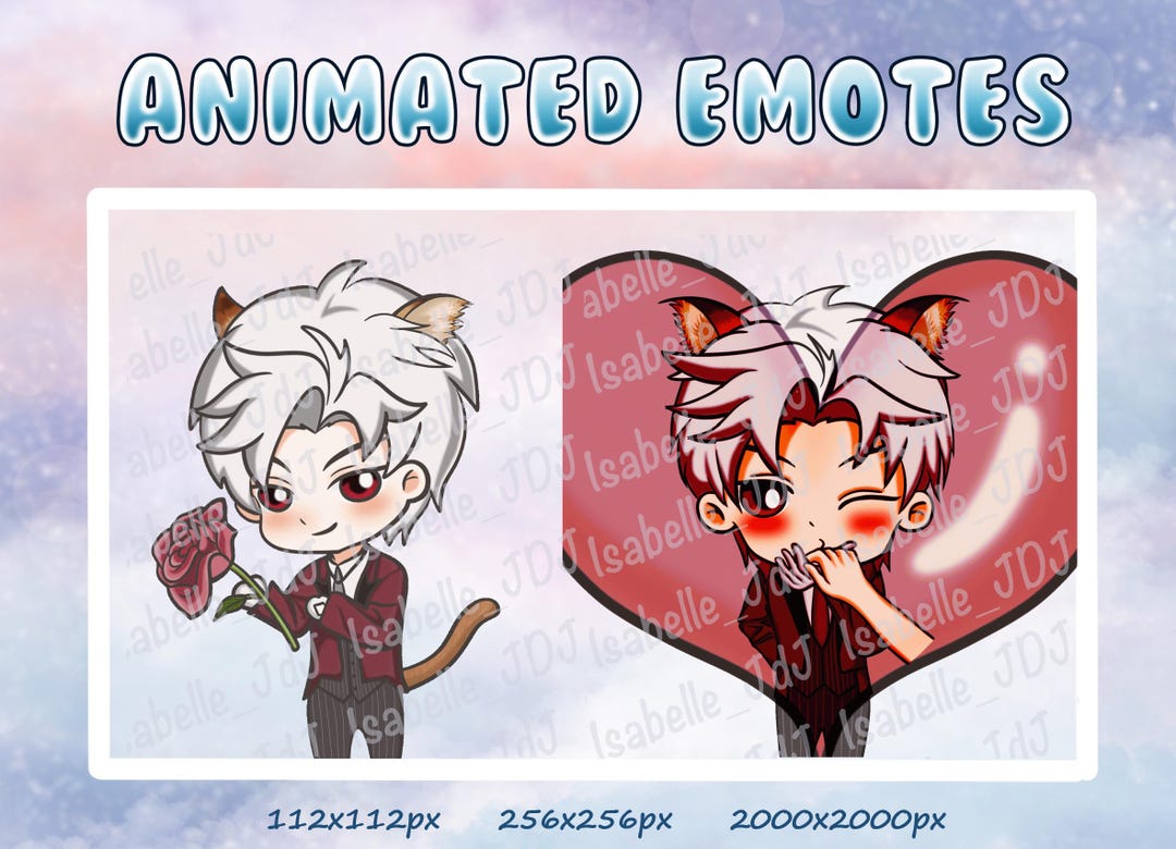 2xanimated Sylus Emotes Love and Deepspace Emotes Sylus Twitch Emotes ...