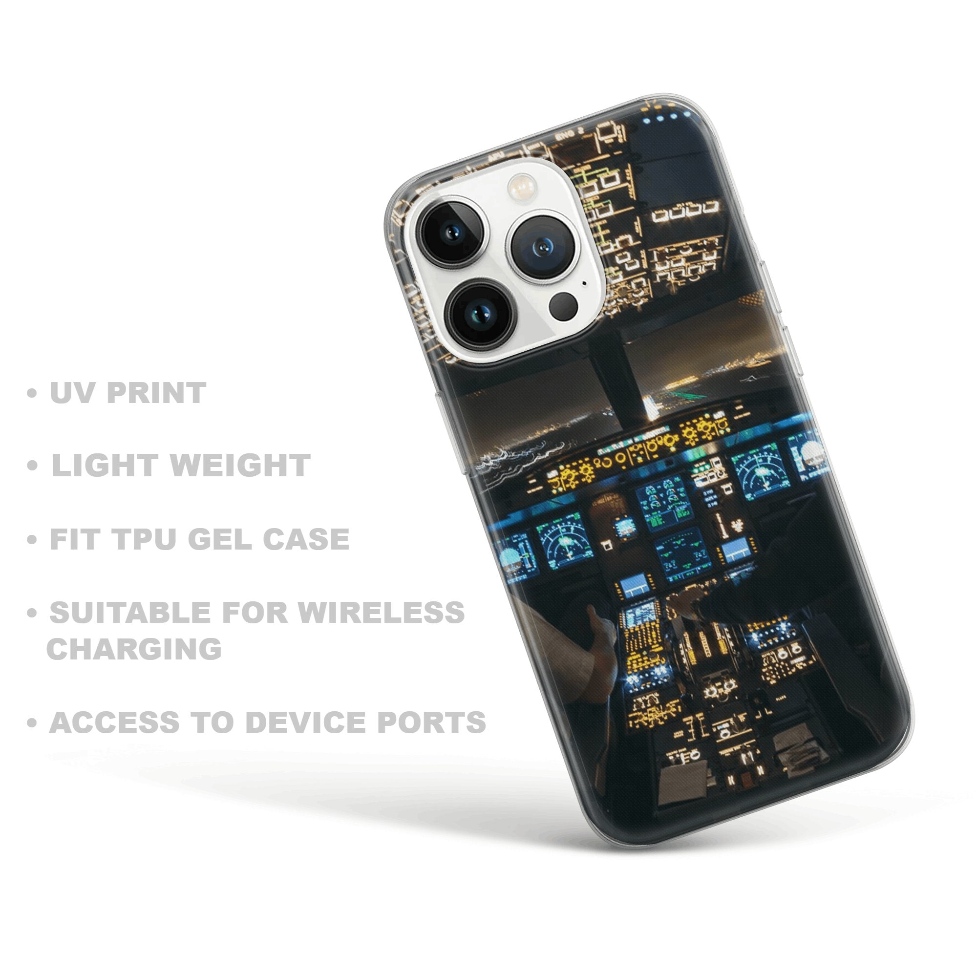 Aviation Phone Case Runway Aircraft Cover for iPhone 15 14 13 12 Pro 11 ...