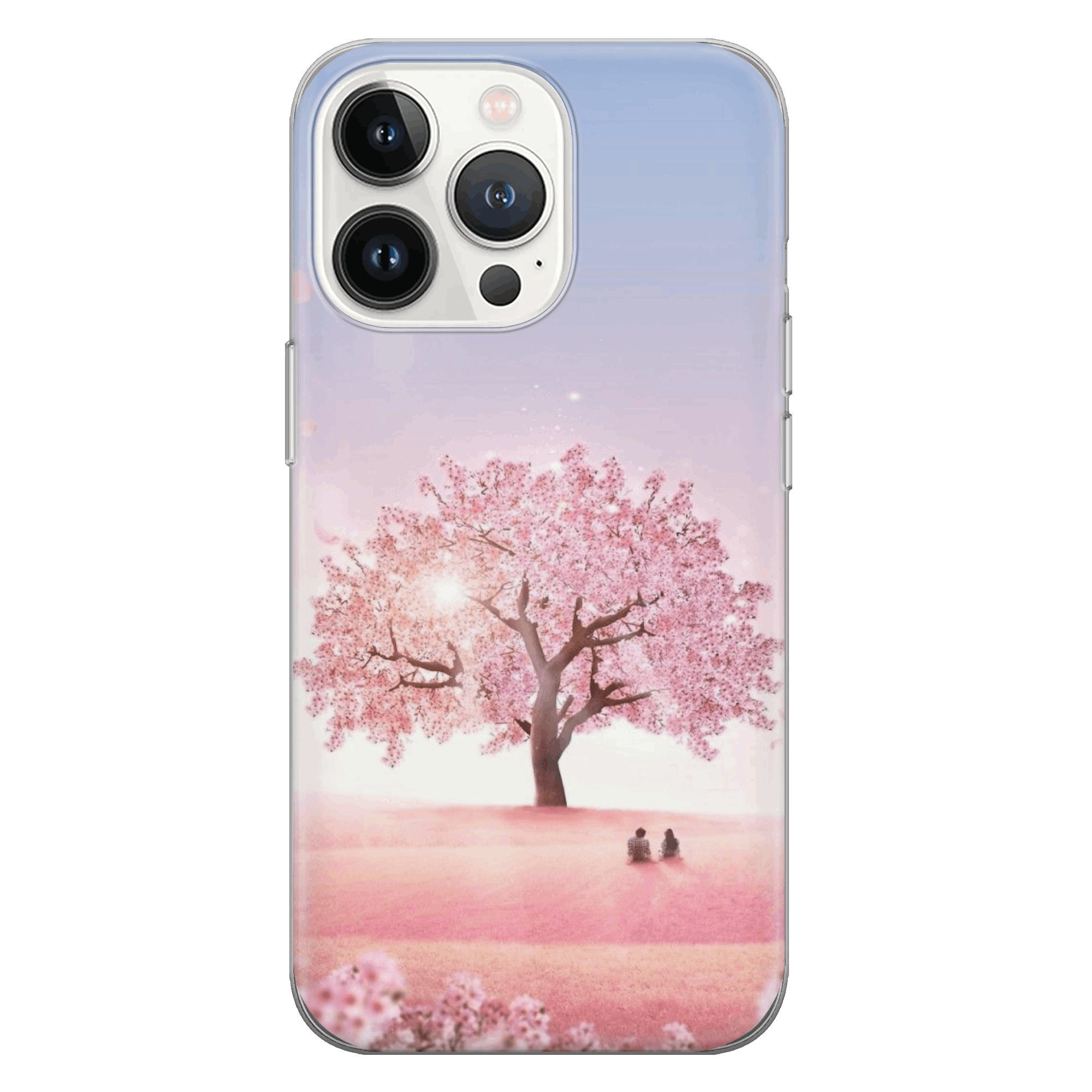 Sakura Phone Case Cherry Blossom Cover for iPhone 15 14 13 12 Pro 11 XR ...