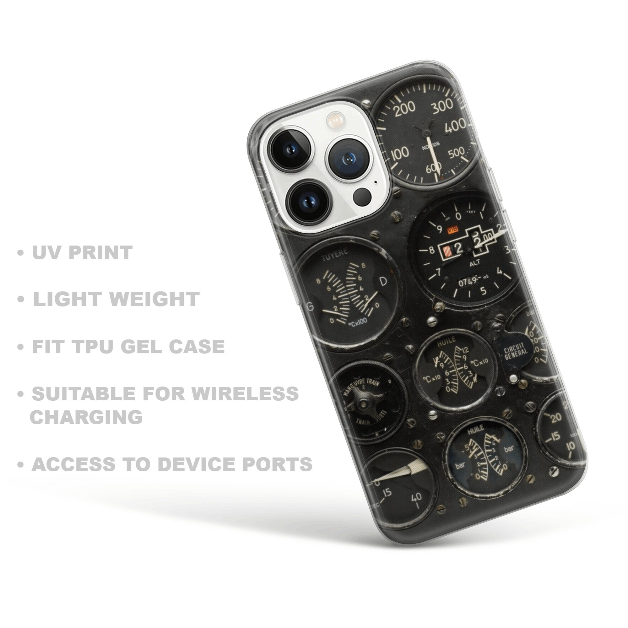 Aviation Phone Case Pilot Flight Cover for iPhone 15 14 13 12 Pro 11 XR ...