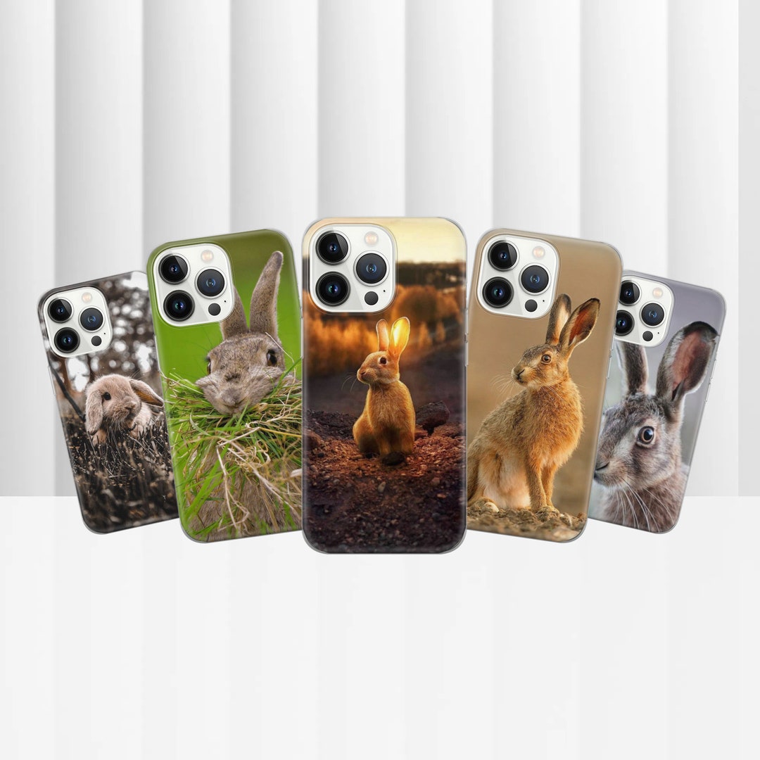 Hare Animals Phone Case Bunny Lover for iPhone 15 14 13 12 Pro 11 XR ...