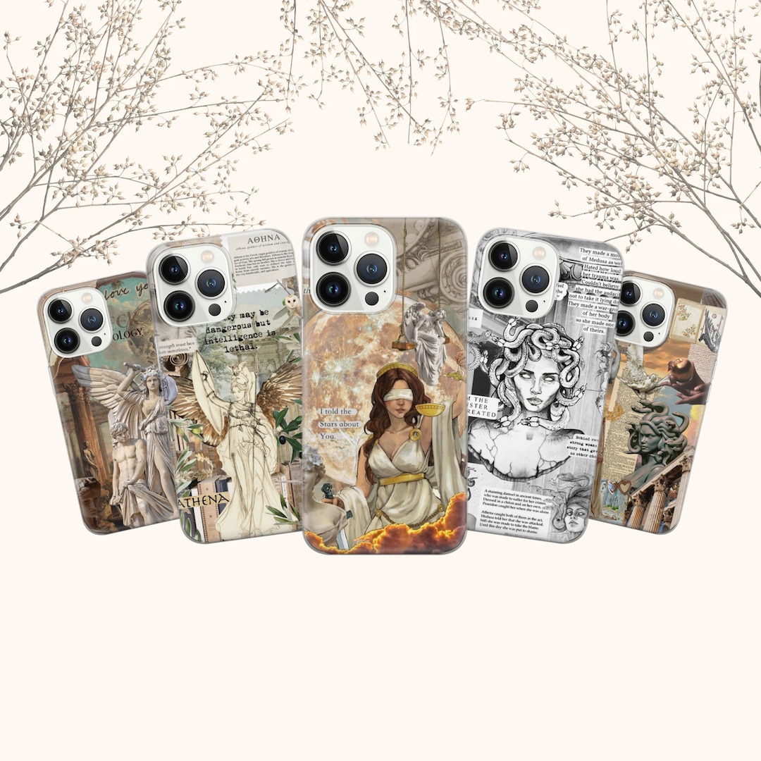 Renaissance Phone Case Greek Mythology Cover for iPhone 15 14 13 12 Pro ...