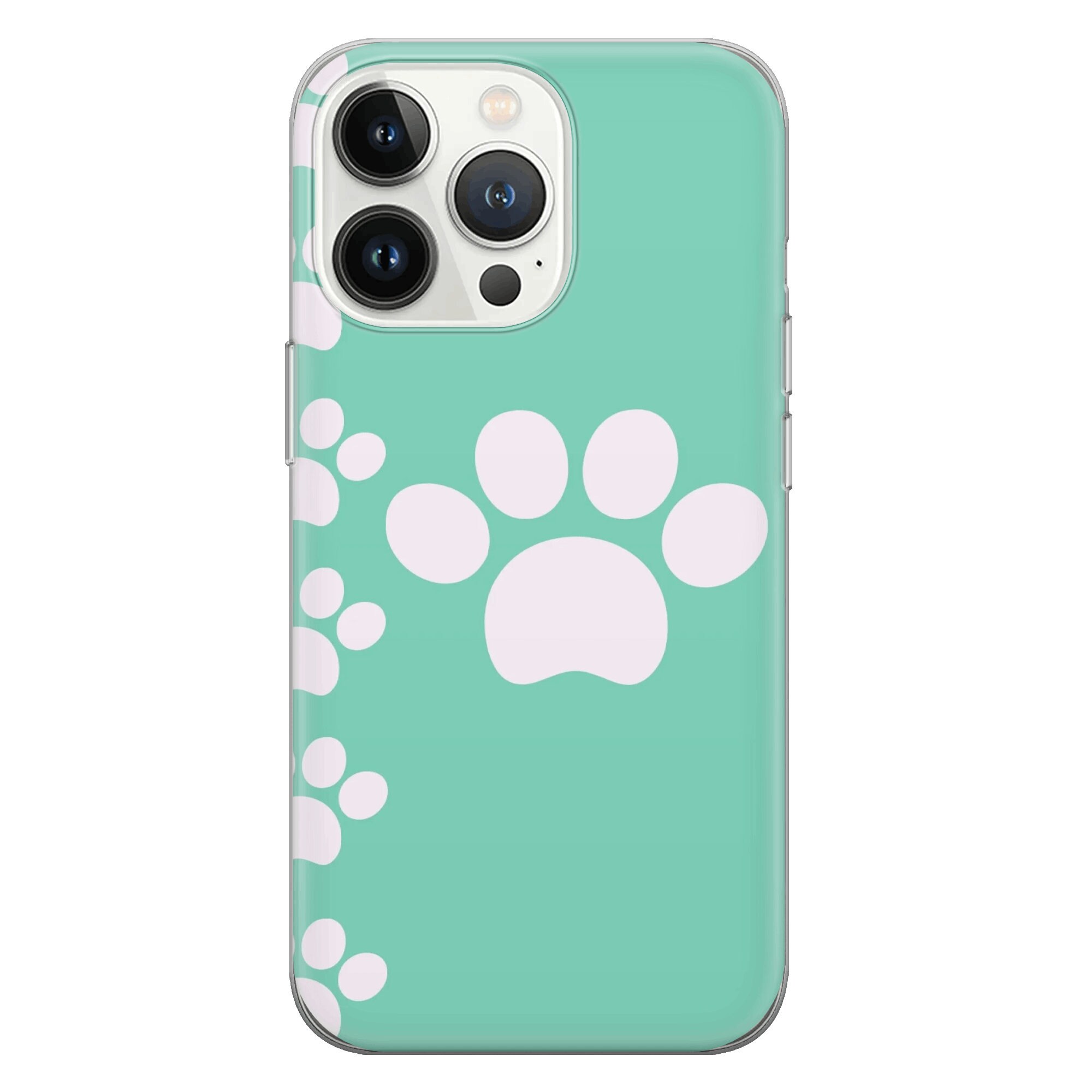 Pet Paw Phone Case Dog Lover Cover for iPhone 15 14 13 12 Pro 11 XR for ...
