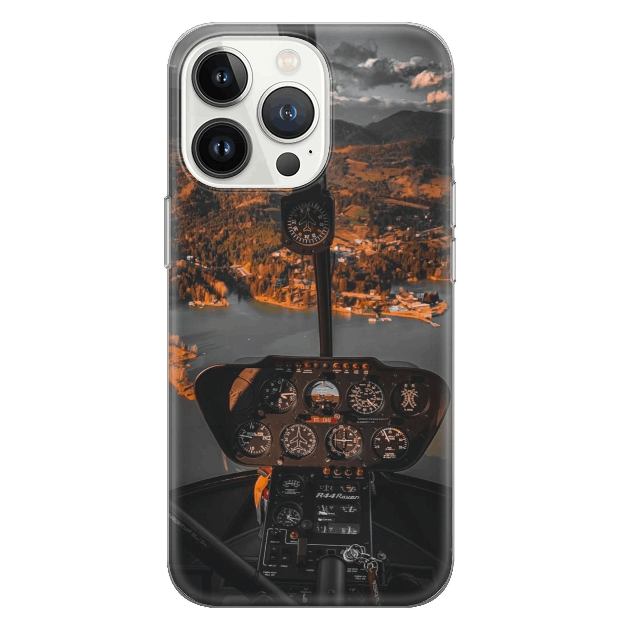 Aviation Phone Case Pilot Flight Cover for iPhone 15 14 13 12 Pro 11 XR ...
