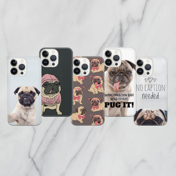 Pug Phone - Etsy