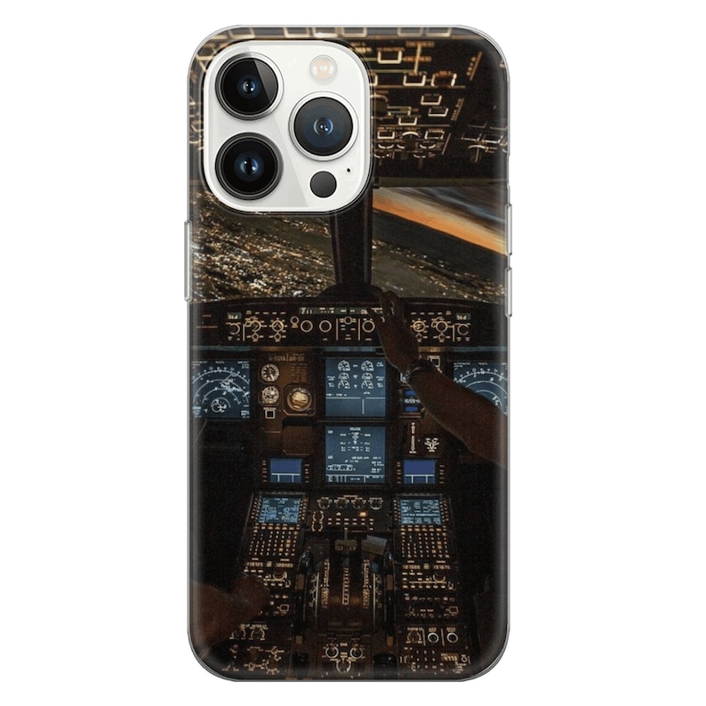 Aviation Phone Case Pilot Flight Cover for iPhone 15 14 13 12 Pro 11 XR ...
