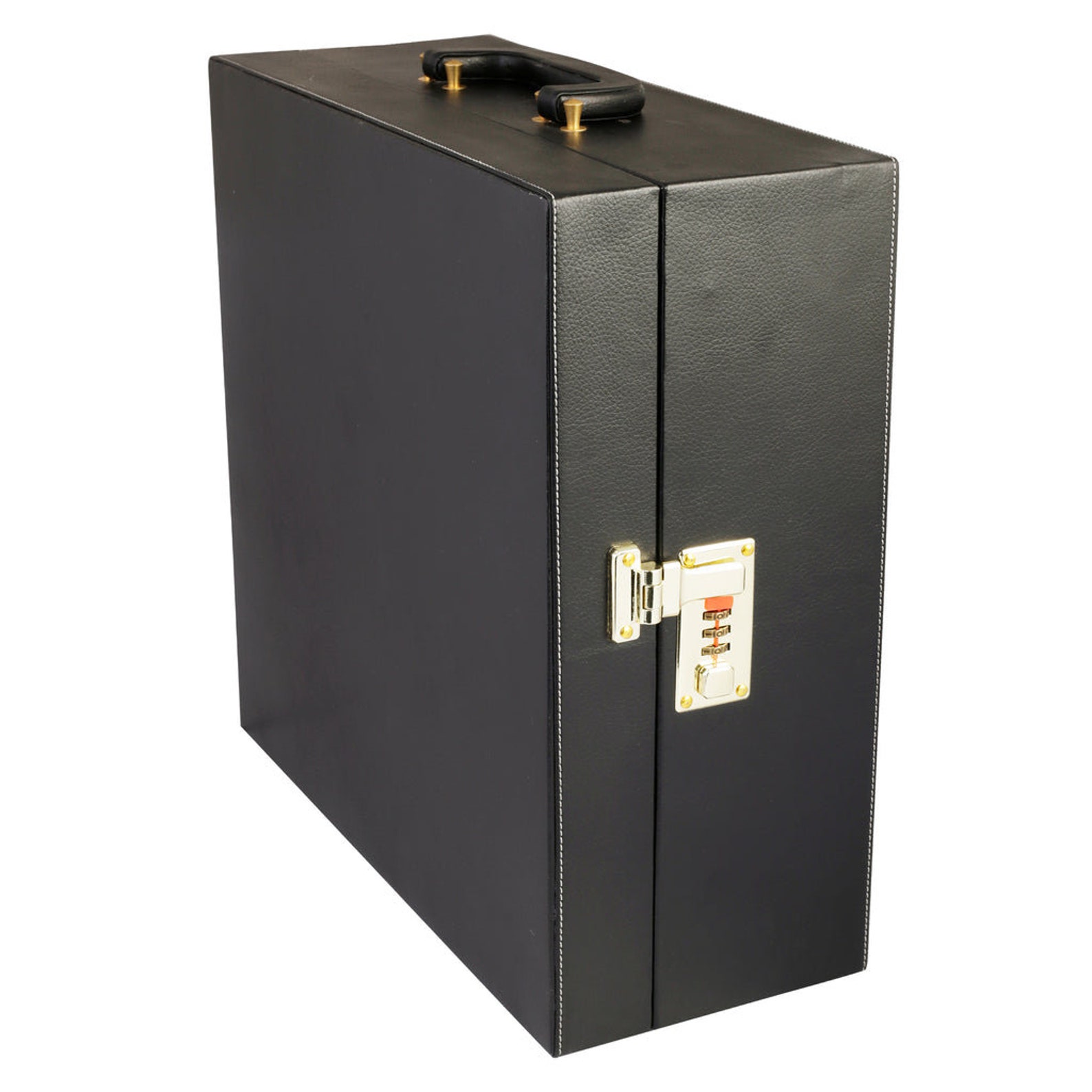 Leather Elegant Bar Accessories Tool | Portable Flaux Briefcase Bar Set ...