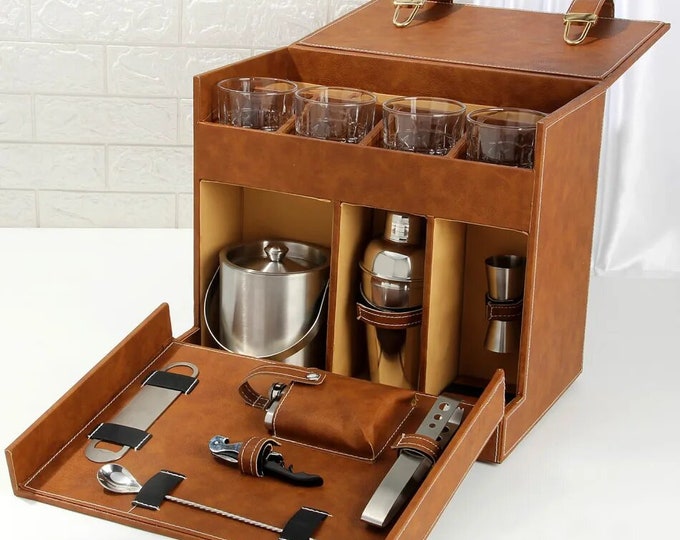 MCM Vintage Imperial Travel Bar Caddy, Travel Bar, Portable Bar, Bar ...