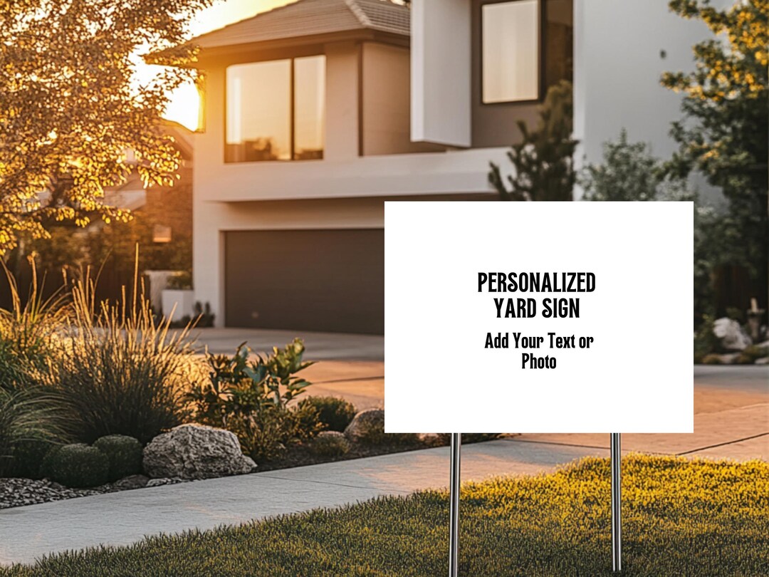 Custom Yard Sign,personalized Yard Sign,2418 Inches Yard Sign ...