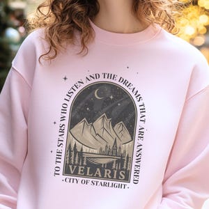 Velaris City of Starlight Sweatshirt,acotar Sweatshirt,the Night Court ...