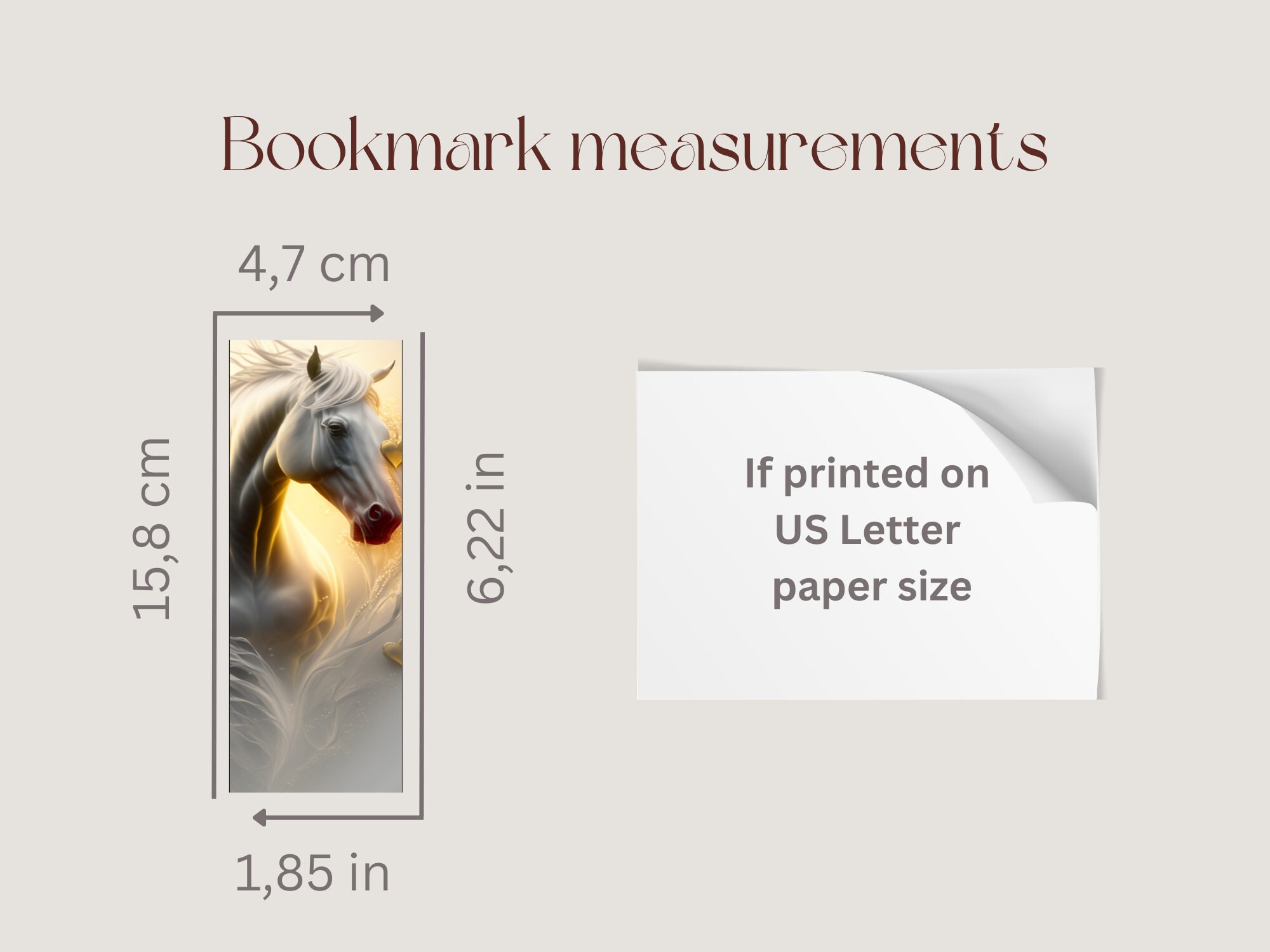 Double-sided Set of Unique and Digital Bookmarks for Book Lovers ...