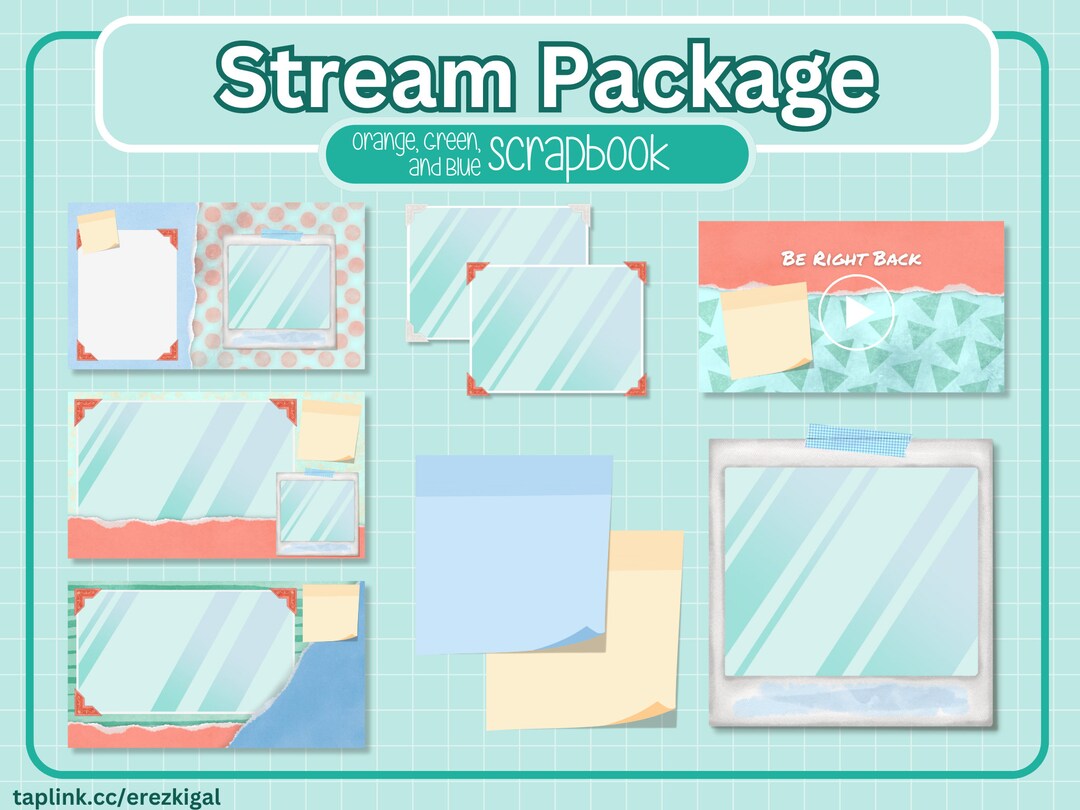 Complete Stream Overlay Bundle | Twitch, Youtube, OBS Asset Theme ...