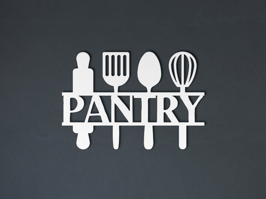 Pantry Sign Metal Sign for Pantry Door Rustic Farmhouse - Etsy