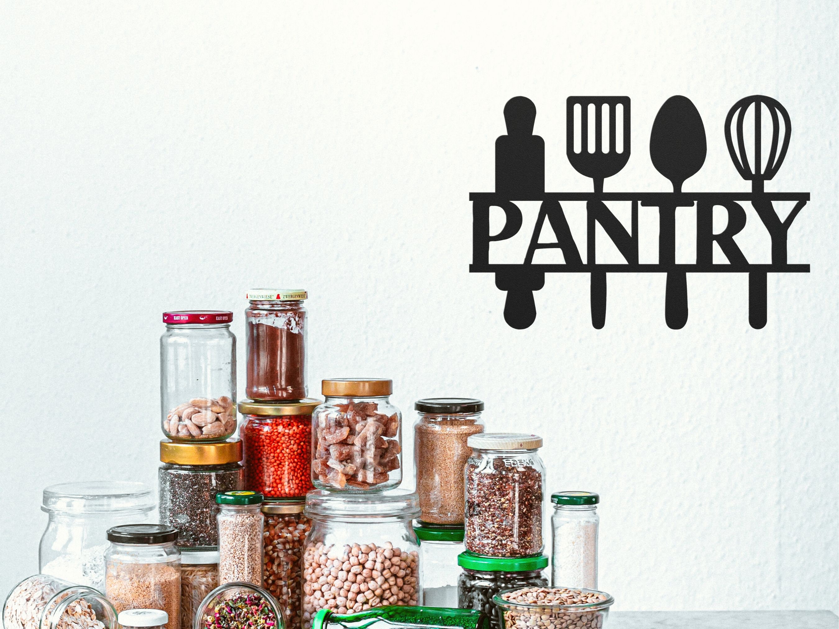 Pantry Sign Metal Sign for Pantry Door Rustic Farmhouse - Etsy