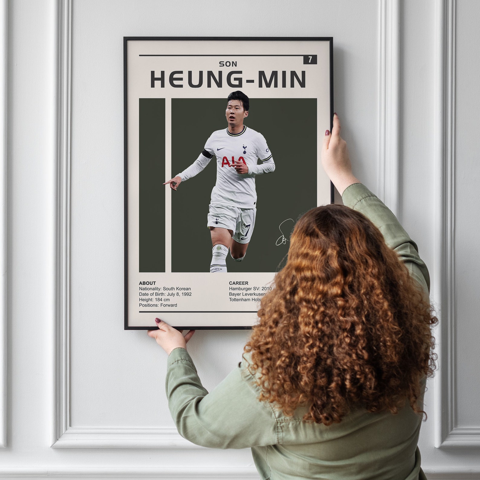 Heung-min Son Poster | Son Heung-min Tottenham Hotspur Poster, Sports ...