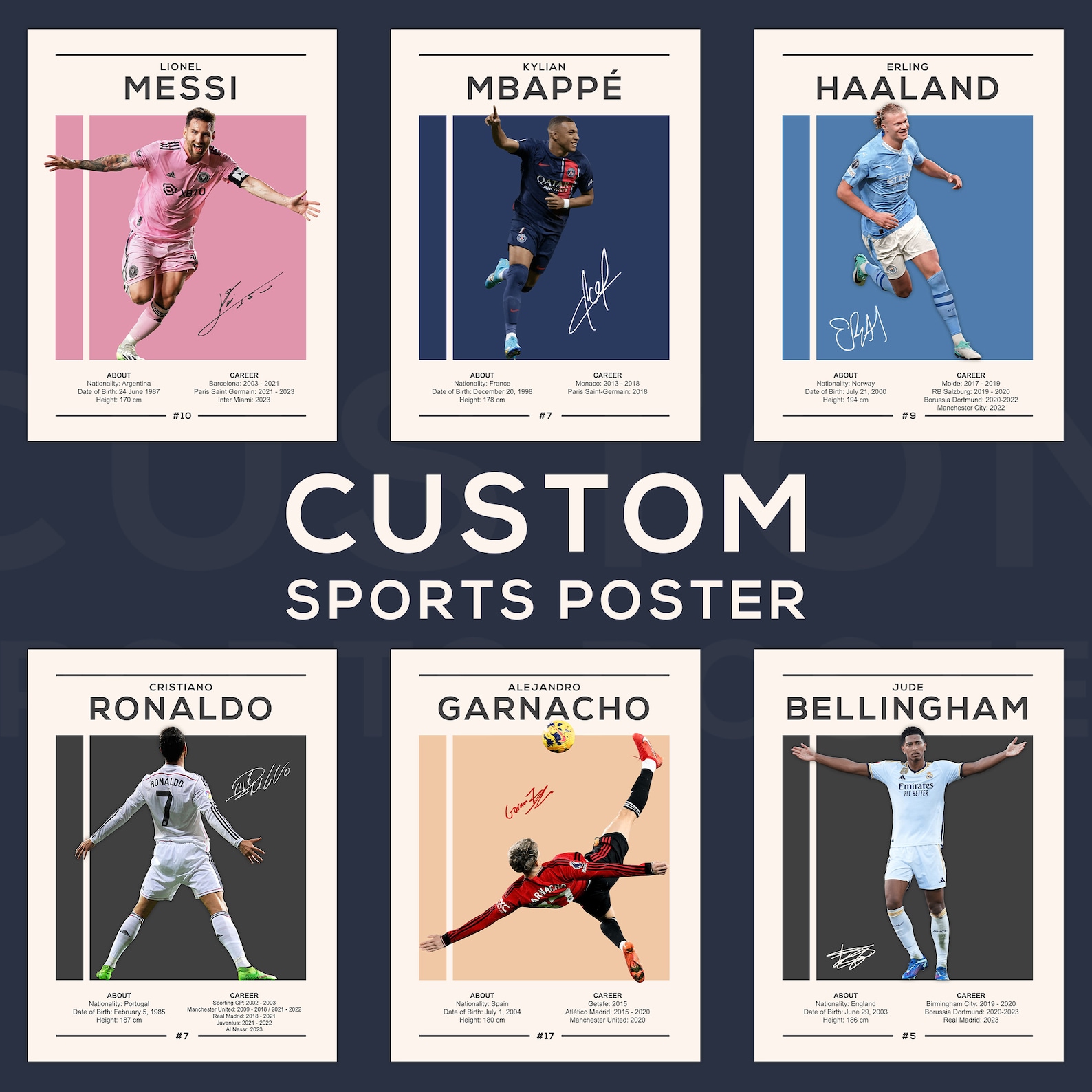 Kylian Mbappe Print, Kylian Mbappe Poster, PSG Print, Football Gift ...