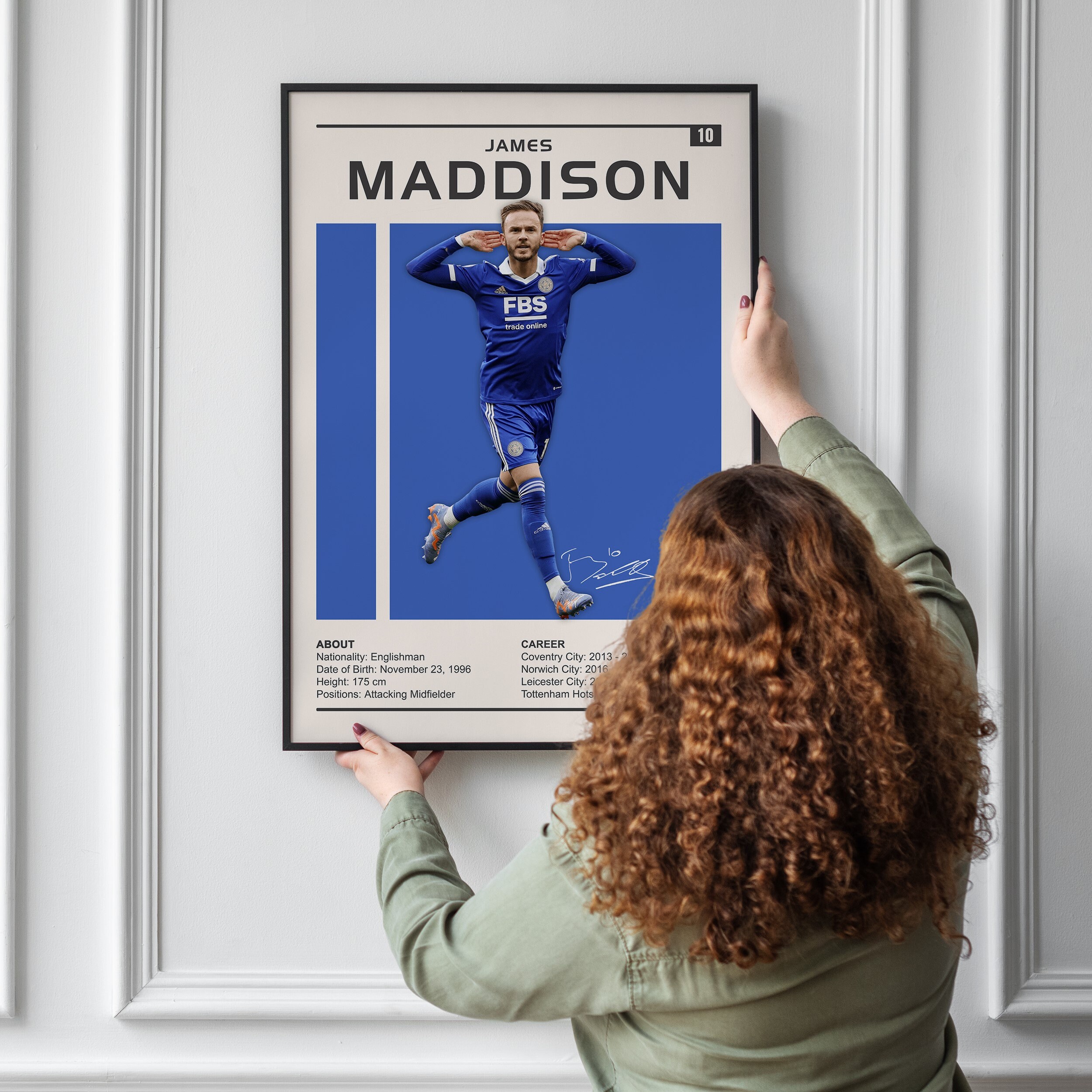 James Maddison Poster Maddison Leicester City Poster, James Maddison ...