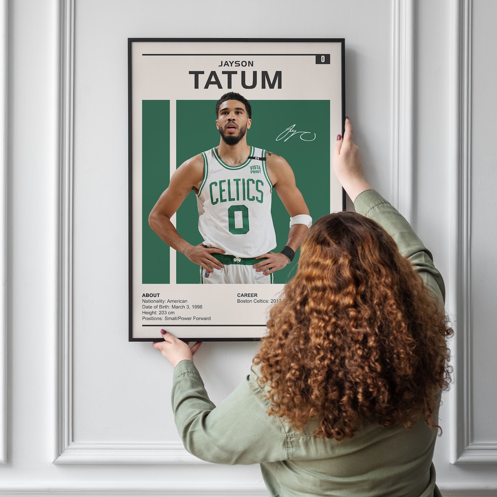 Jayson Tatum Poster | Jayson Tatum Print, NBA Posters, Sports Poster ...
