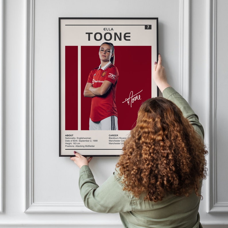 Ella Toone Poster | Ella Toone Print, Sports Poster, Woman Football ...