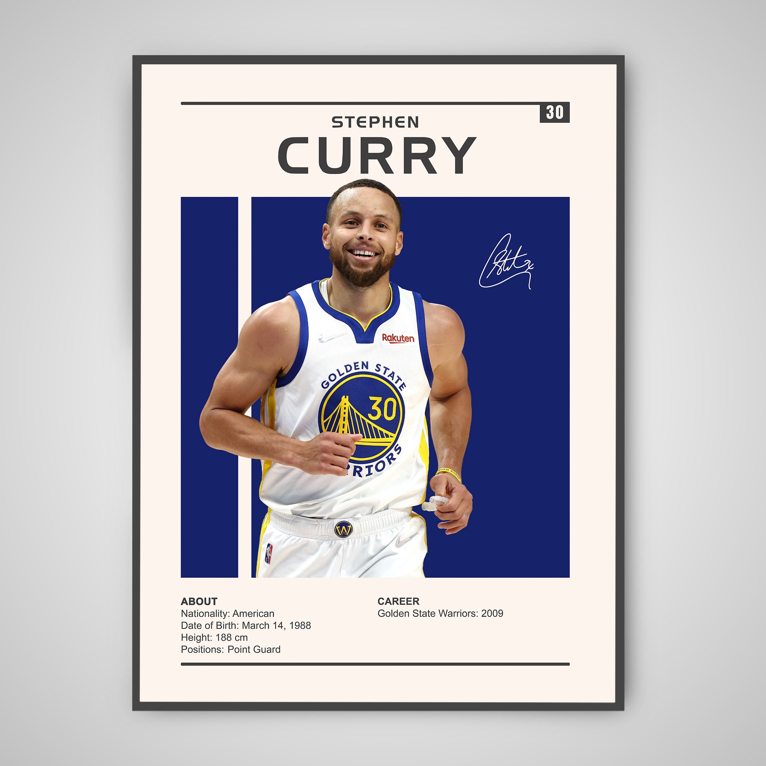 Stephen Curry Poster | Stephen Curry Print, Golden State Warriors ...