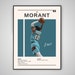 Ja Morant Poster | Ja Morant Print, NBA Posters, Sport Poster ...