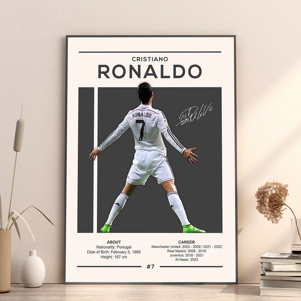 Ronaldo Signed Card - Etsy UK