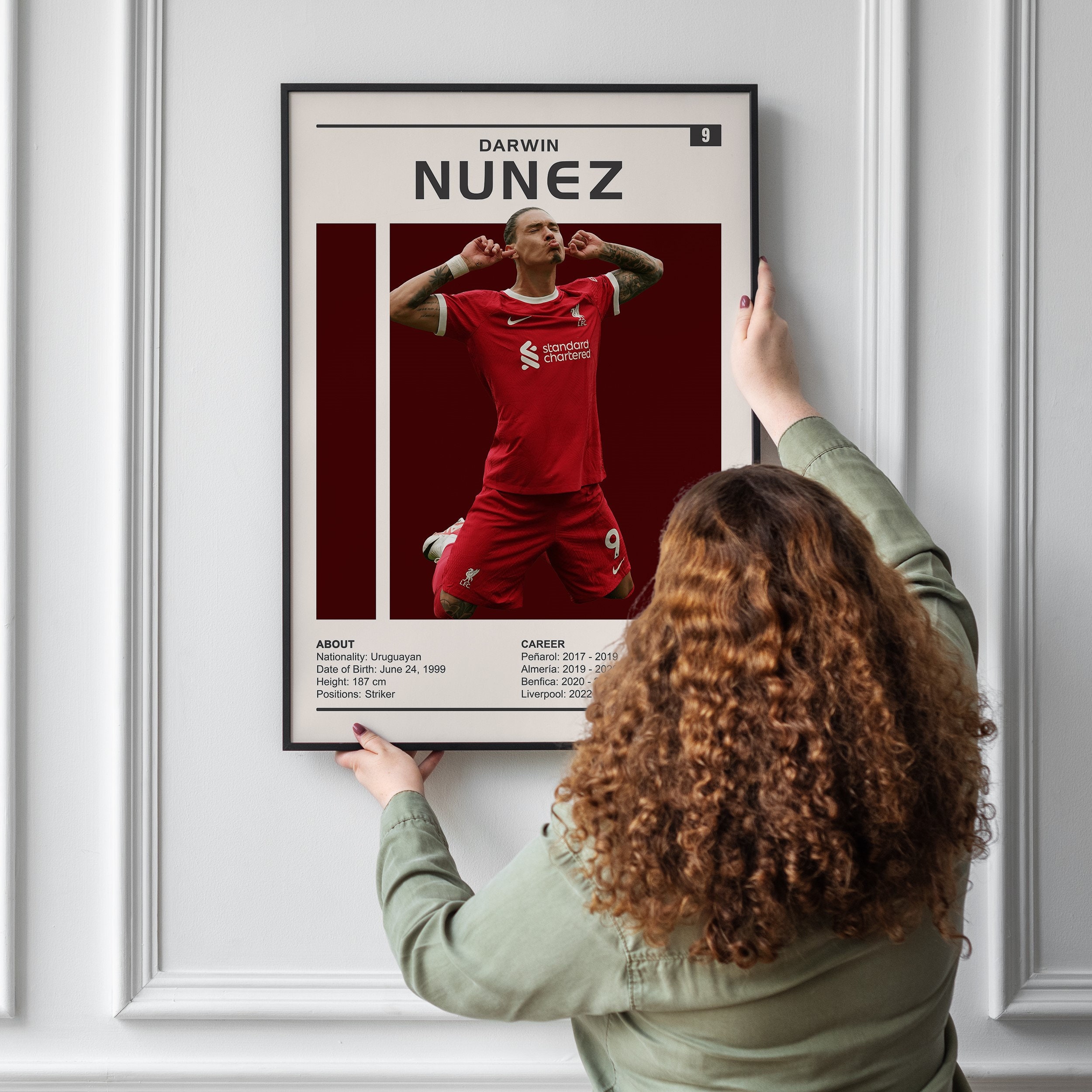 Darwin Nunez Poster | Darwin Nunez Print, Sports Poster, Football ...
