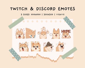 25 Blue Merle Border Collie Twitch Emotes in 2 Eye Colors - Etsy