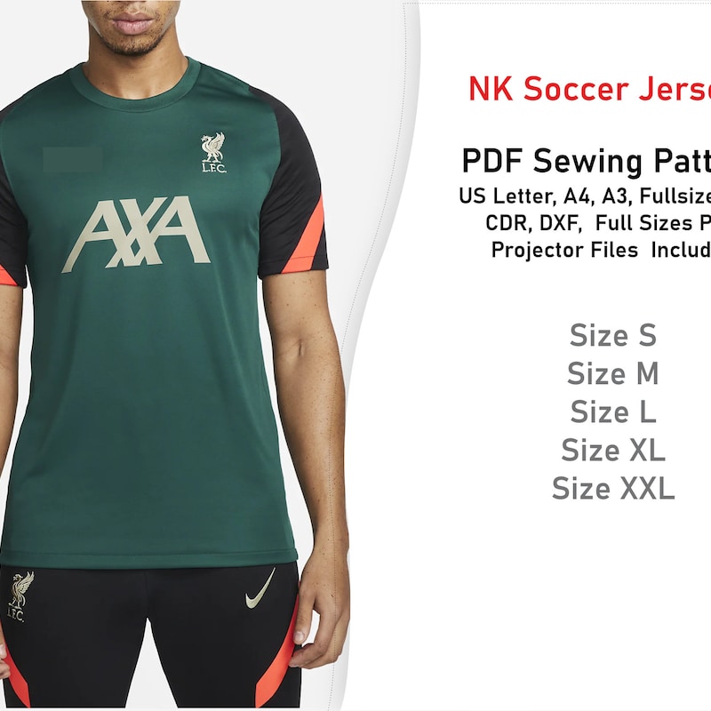 Soccer Jersey Sewing Pattern - Etsy