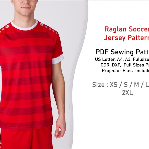 Soccer Jersey Sewing Pattern - Etsy
