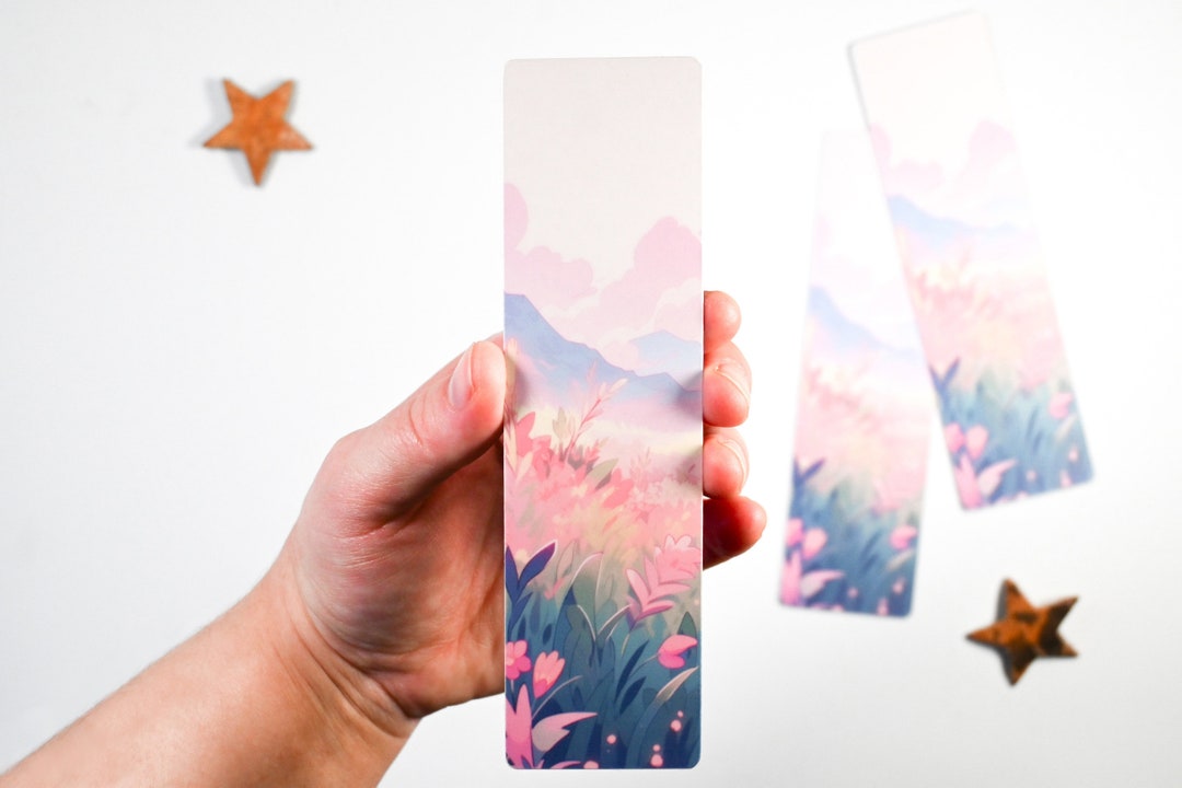 Relaxing Landscape Bookmark You Are on This Page, Cute Bookmark, Book ...