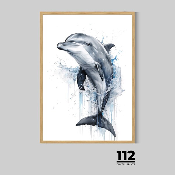 Dolphin Printable - Etsy