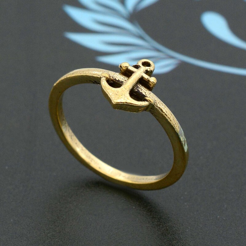 Anchor Ring - Etsy