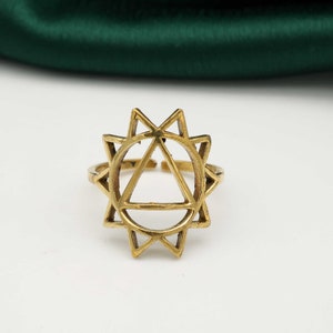 Gold Sun Ring, Engagement Ring,sun Rays Ring, Dainty Ring,minimalist ...