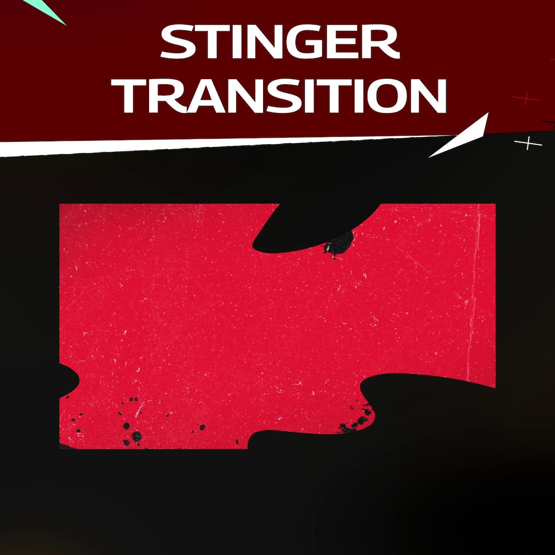 Crimson Core Animated Stinger Transition for Twitch/simple Twitch ...