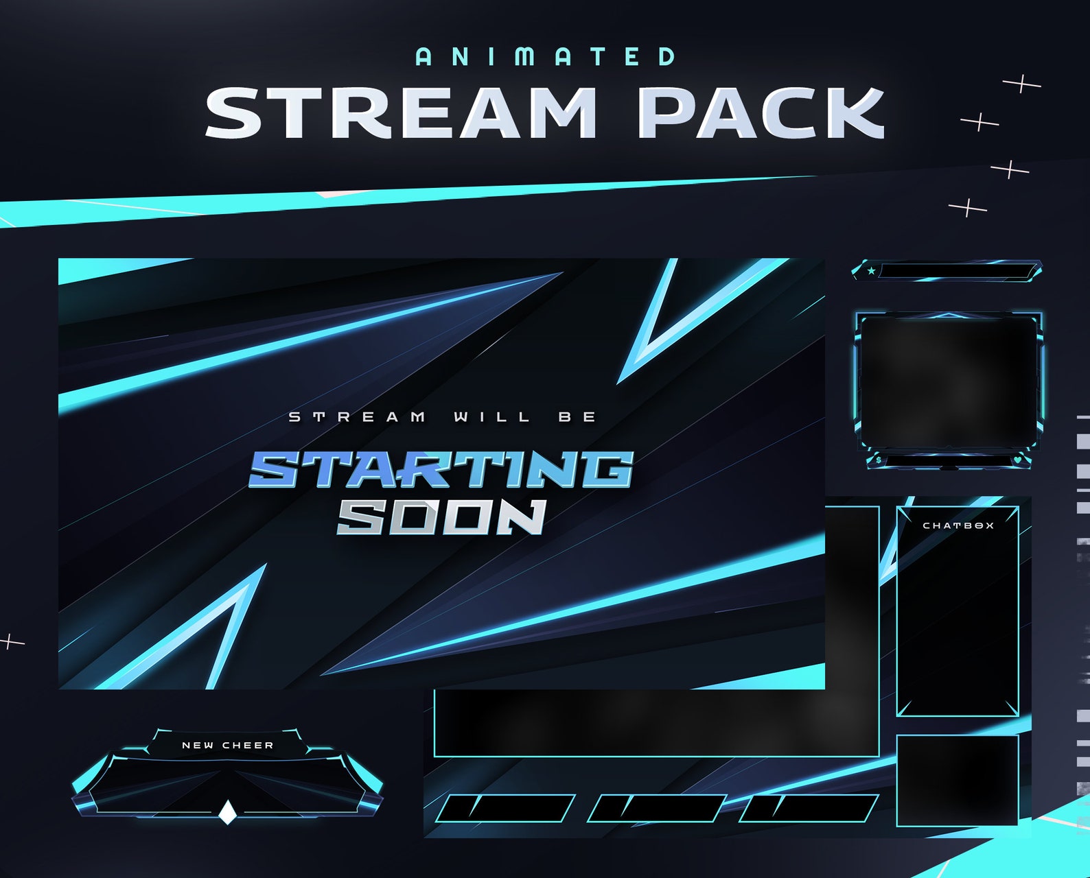 Devour Animated Stream Package Twitch Graphic Overlay/etsy Gamers ...