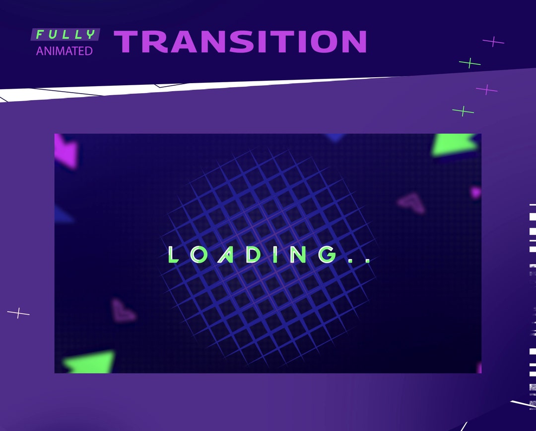 Center Point Animated Stinger Transition-twitch Graphic Overlay ...