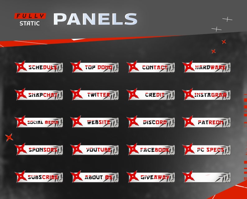 Tsushima Animated Stream Package-twitch Graphic Gaming Overlay/japanese ...