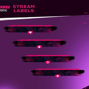 Leaves Brush Animated Twitch Overlay Package Bundle/nature Theme/leaf ...