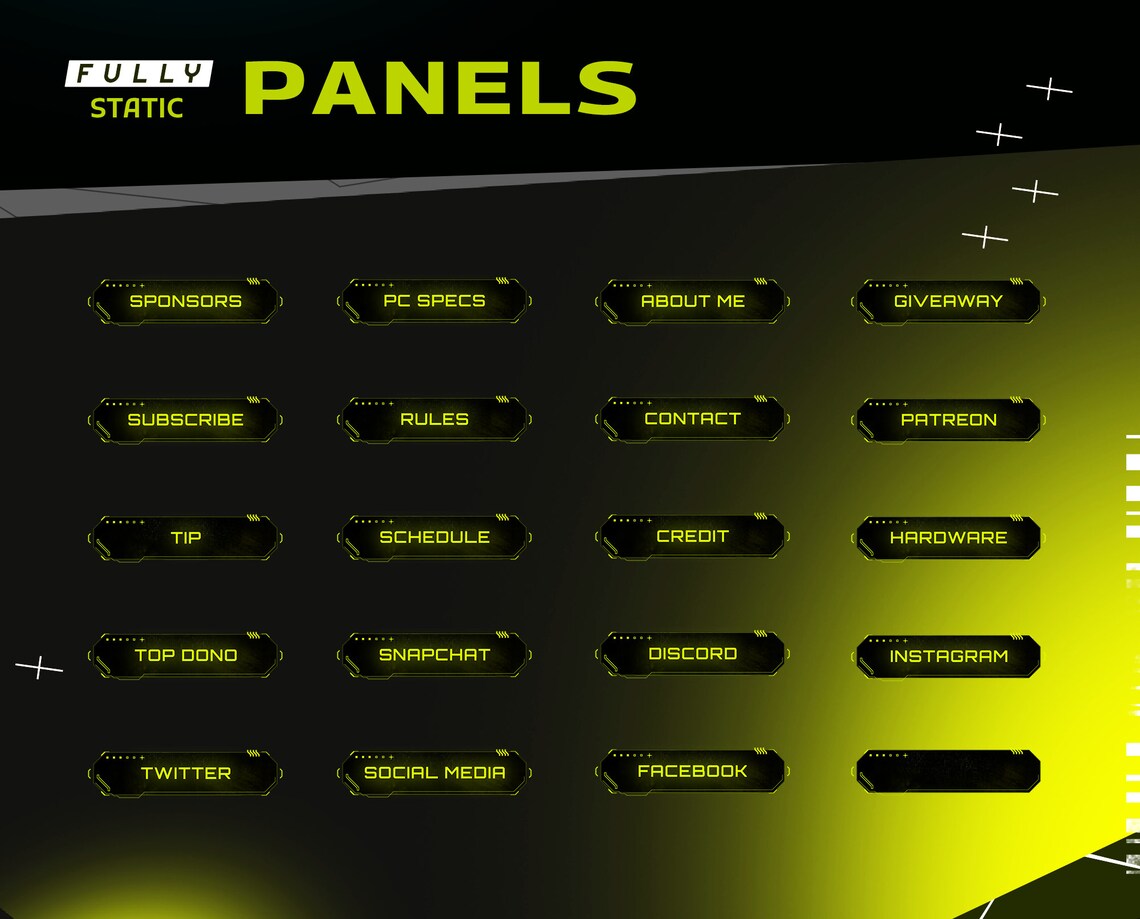 Project 07 Animated Stream Package-twitch Graphic Overlay/futuristic ...