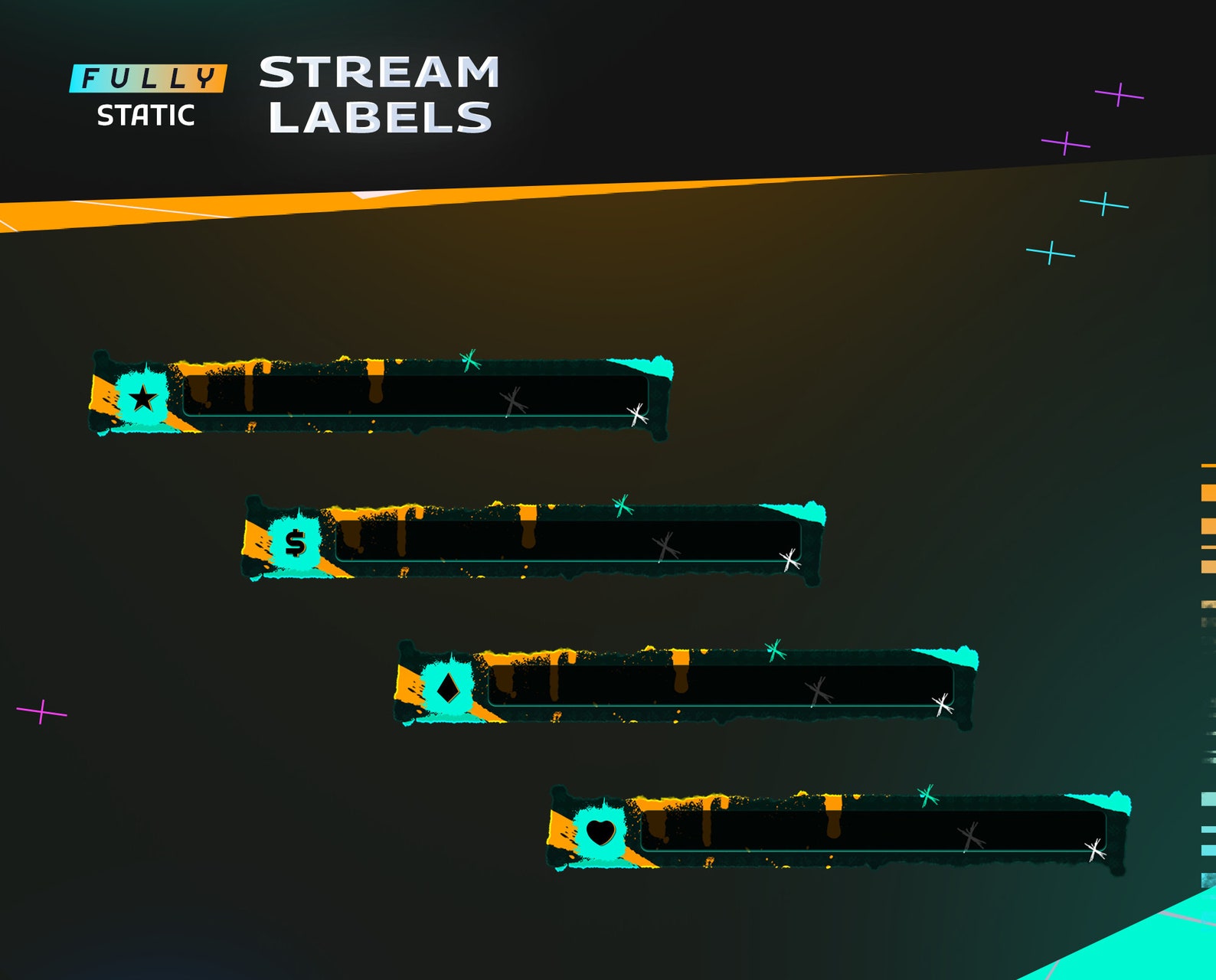 Vandalism Alley Animated Stream Package - Twitch Graphic Gaming Overlay ...